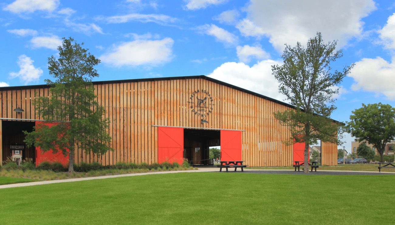 The Arena has a Pavilion, Park, Grills & Sports Courts